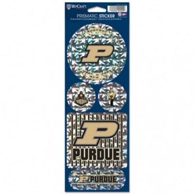 Purdue Boilermakers Large 5 Pack Prismatic Stickers [NEW] NCAA Car ...