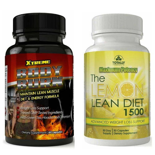 Xtreme Body Burn Fat Burner & Lemon Lean Diet Weight Loss Dietary Supplements | eBay