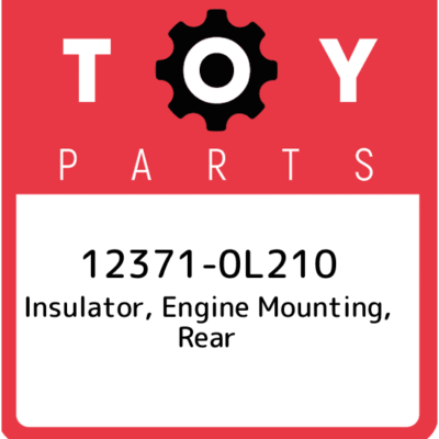 12371-0L210 Toyota Insulator, engine mounting, rear 123710L210, New ...