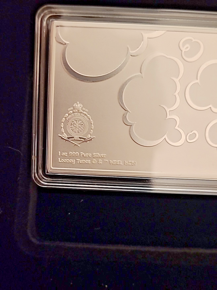 2025 Agoro Looney Tune Wile E Coyote & Road Runner 1 Troy oz Silver ...