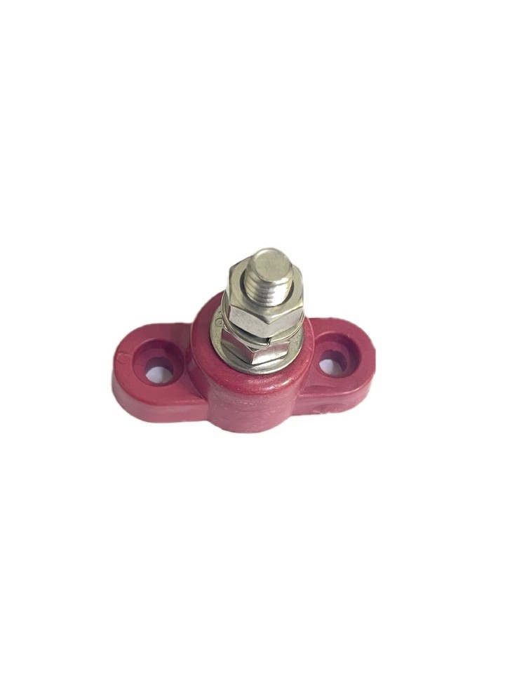 Heavy Duty Battery Terminal Block with Red and Black Studs for 12V 24V ...