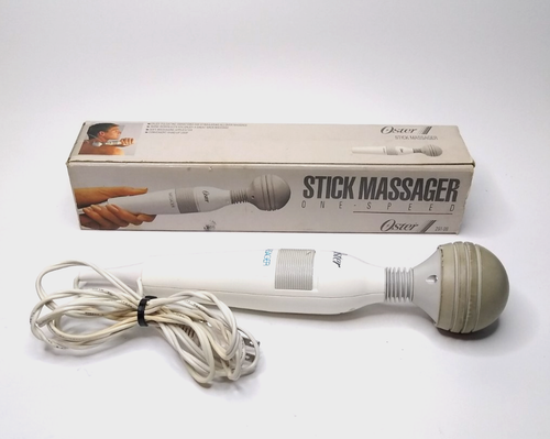 Vintage Oster Model 291-08 One Speed White Handheld Stick Massager 1987 ...