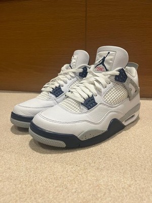 Size 7.5 - Jordan 4 Retro Mid Midnight Navy EXCELLENT CONDITION, WORN ...