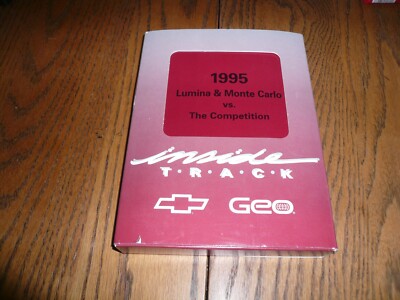 1995 Chevrolet Lumina & Monte Carlo VHS Video Cassette Tape GM Product ...