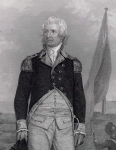 General WILLIAM MOULTRIE 1862 engraving Fort Saved Sullivan's Island ...