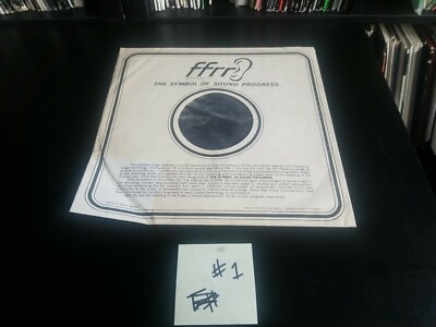 Vintage London/ FFRR Full Frequency Range Recording 12" Record sleeve ...