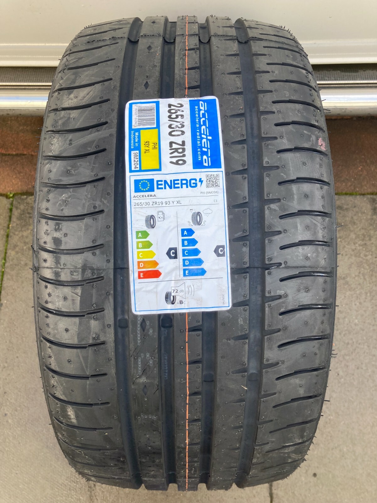 2 X 265/30ZR19 93Y XL ACCELERA TYRES 265 30 19 EXTRA LOAD 265/30R19 ...