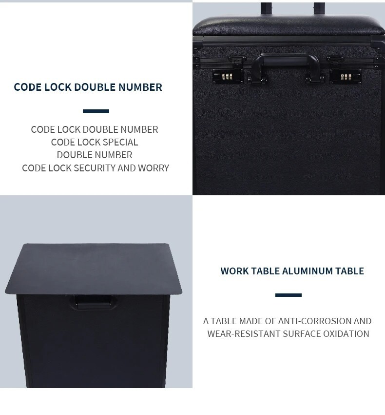 Portable Tattoo Artist Trolley Suitcase Bag Storage Tools Case Arm ...