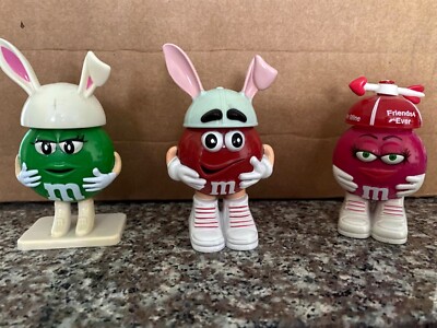 3 Easter M&M mini candy dispenser Pre-owned | eBay