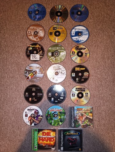 20 PlayStation PS1 Action Sports Racing Classic Game Disc Only FREE ...