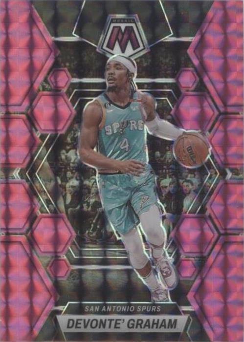 2022-23 Panini Mosaic - Devonte' Graham #50 Pink Mosaic Prizm /149 for ...