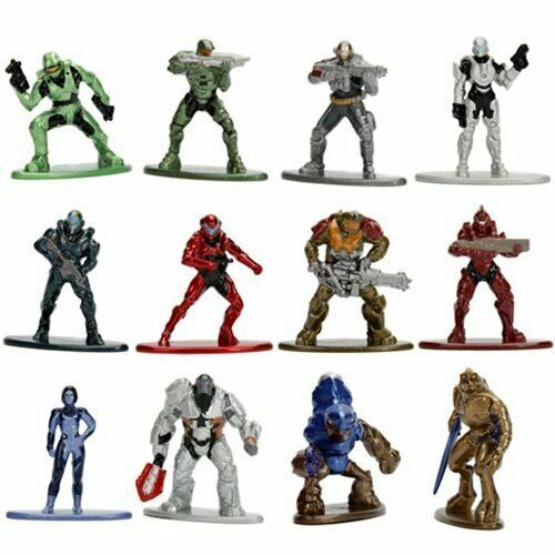 HALO NANO METALFIGS 100% DIE CAST METAL COLLECTION ACTION FIGURES 1.5 ...