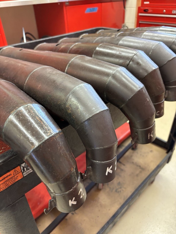 Horstman RLV Exhaust Pipe Komet Piston port HPV KPP KPV 100cc Kart ...