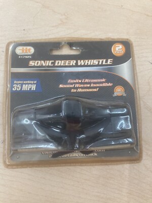 Sonic Deer Whistle Alerts Animals Up To 1/4 Miles Set Of 2 | eBay