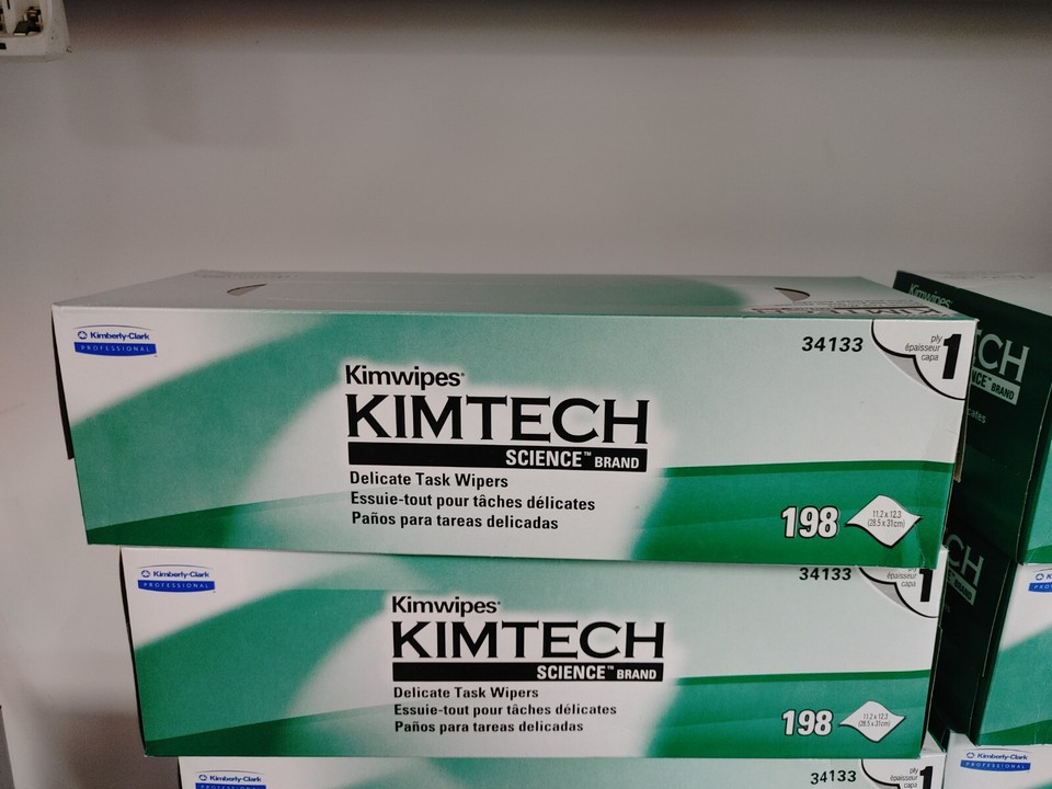 Lot of 11 KIMTECH Science Brand 34133 198 Count Kimwipes Delicate Task ...