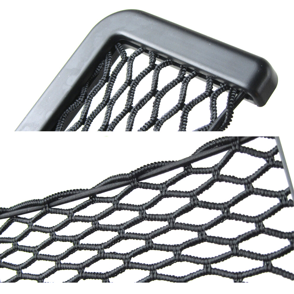 1X Auto Body Edge Elastic Net Storage Mesh Phone Holder Car Interior ...
