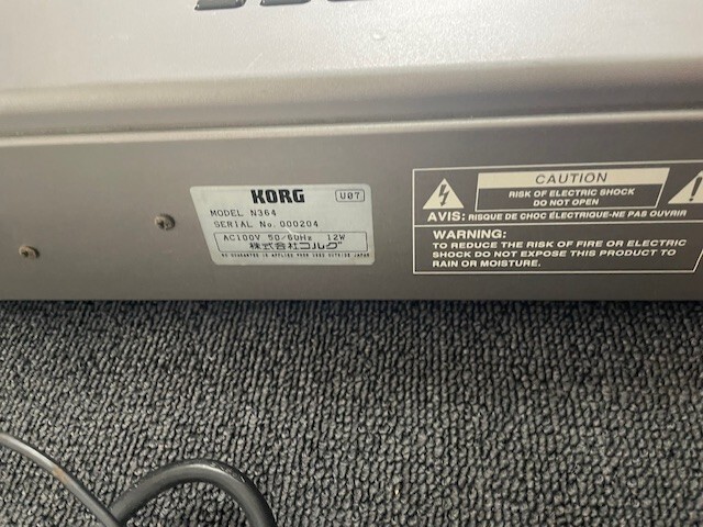 KORG N364 Music Workstation 61-Key Keyboard Synthesizer fast ship free ...