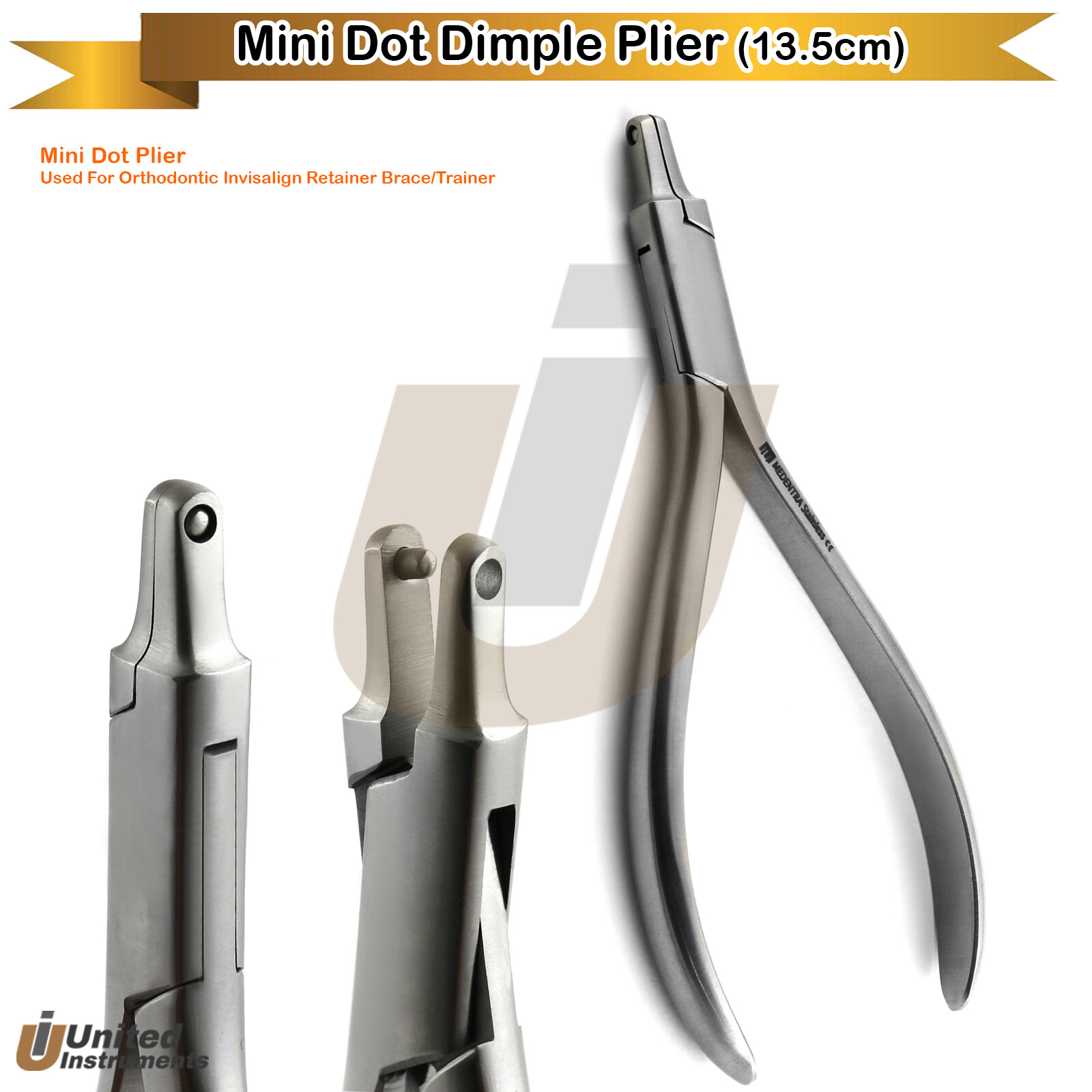 Dental Hole Punch Mini Dot Dimple Plier Clear Aligner Invisible ...