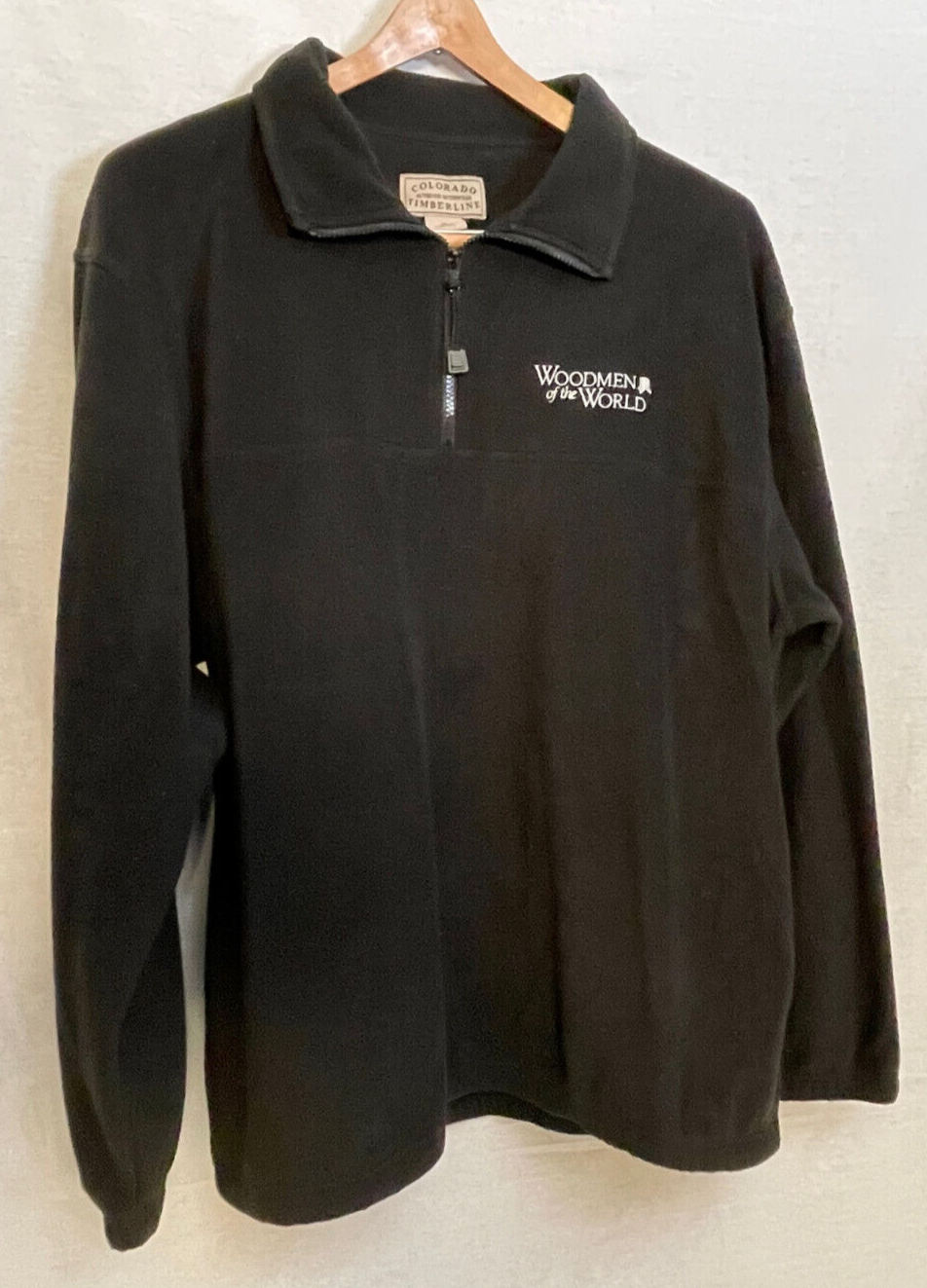 Colorado Timberline Black Fleece Jacket Windbreaker Woodmen of the ...