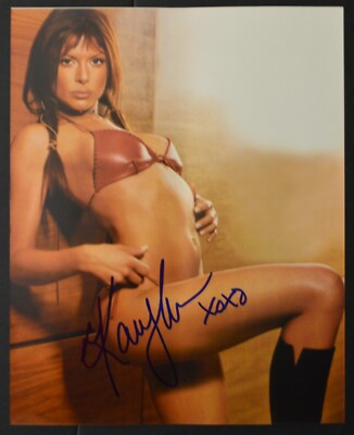 SIGNED Kari Wuhrer Sexy Bikini 8x10 Color Glossy Photo AUTOGRAPHED | eBay