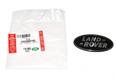 LAND ROVER RANGE ROVER 2003-2006 GRILLE BADGE BLACK ON SILVER GENUINE ...