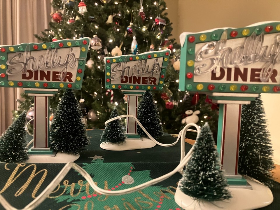 Department 56 Shelly's Diner Sign ONLY NEW! Finally Complete Your ...