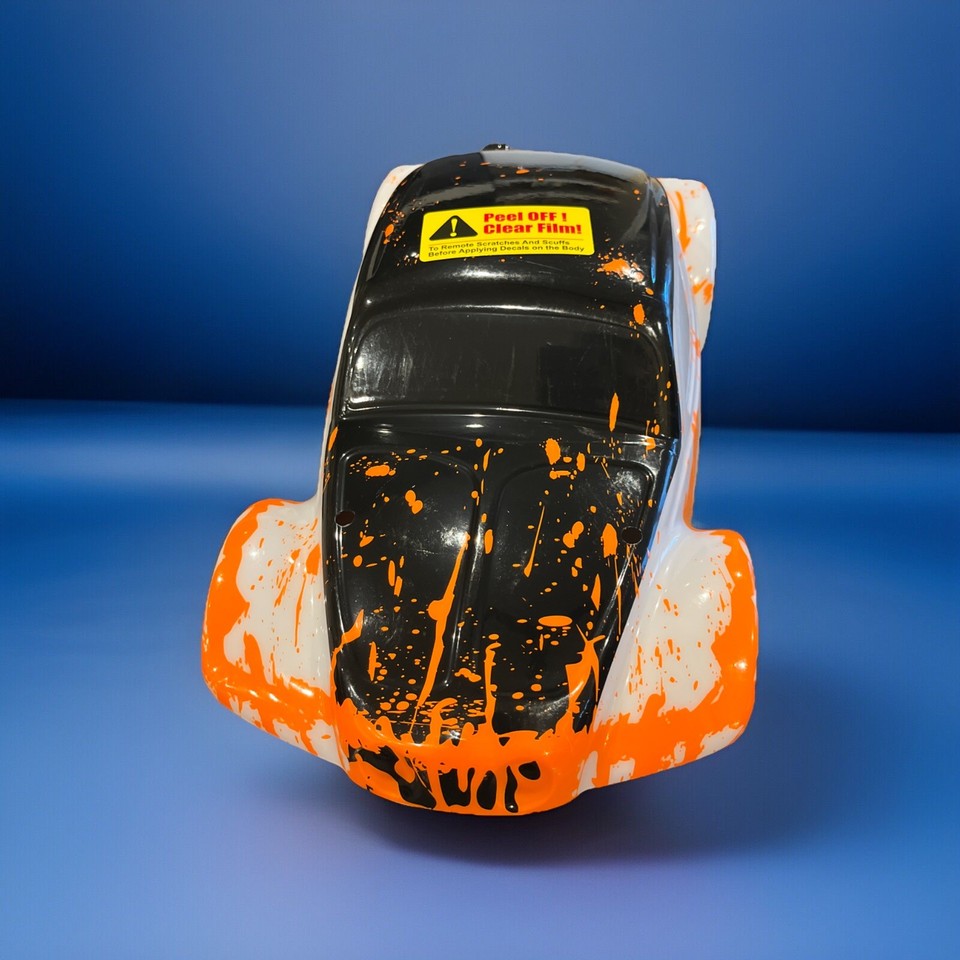 Custom Bug Body Orange Shell for HPI Savage Flux HP 1/8 VW Baja Beetle ...