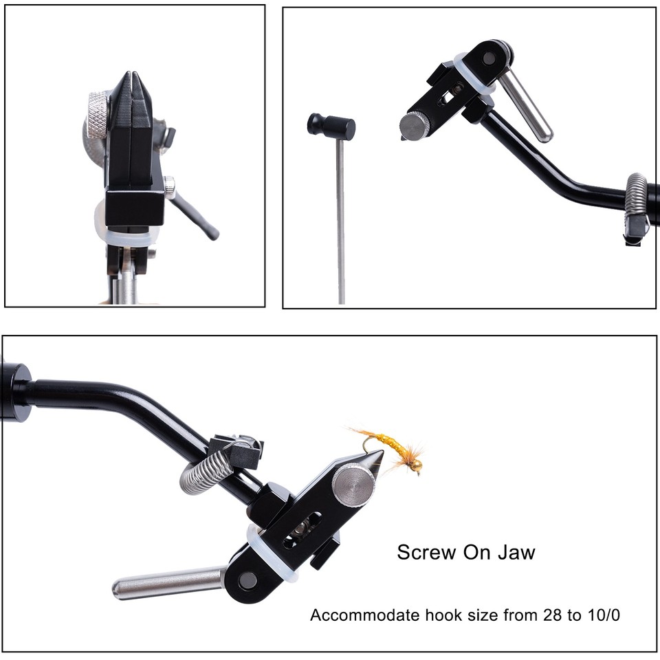 Kylebooker Rotary Fly Tying Vise with Travel Case Fly Tying Vice Kit | eBay