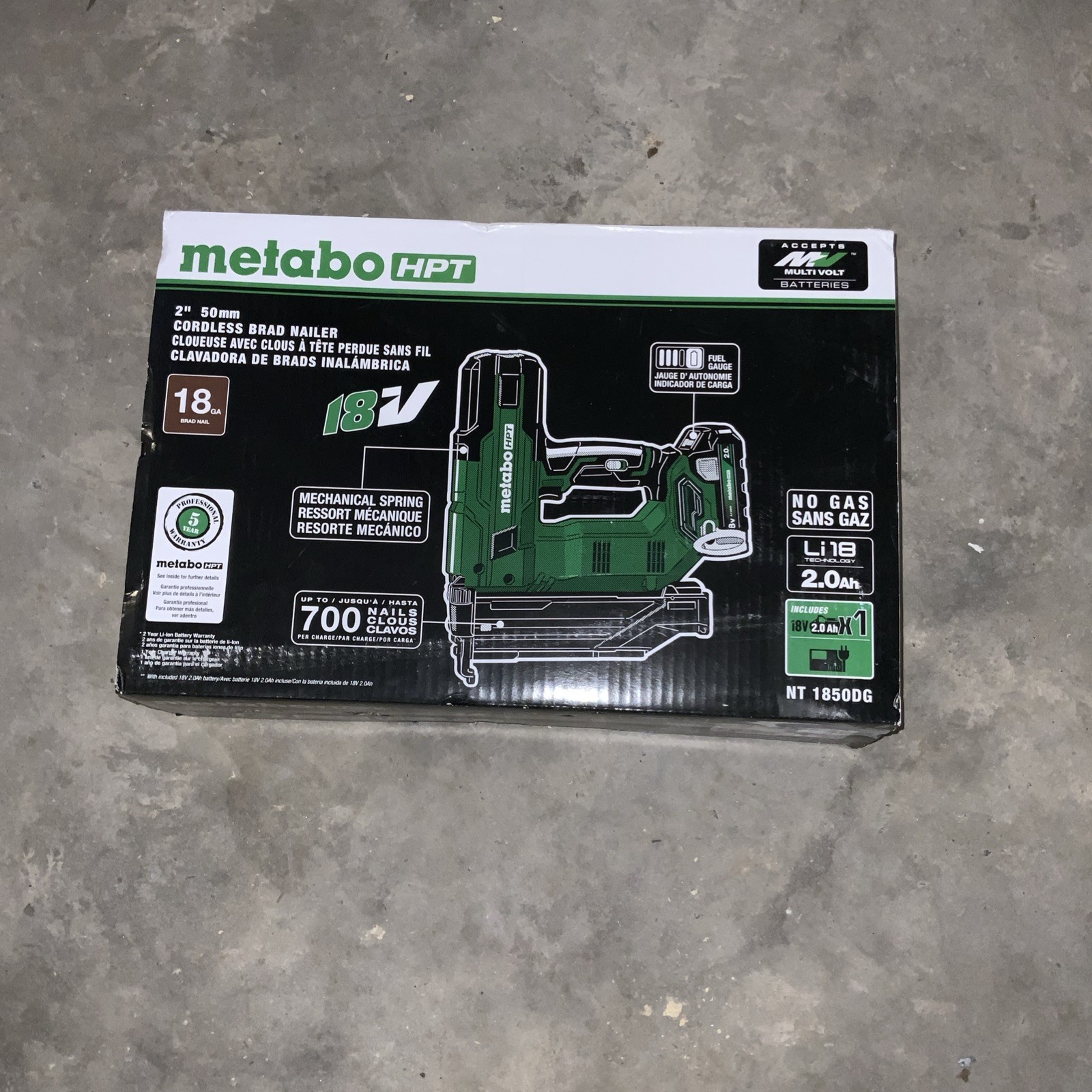 18v Metabo 1 1/2 Cordless Stapler 18gauge Narrow Staplers Battery And ...