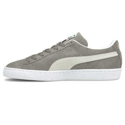 PUMA Suede Classic Xxi Lace Up Mens Grey Sneakers Casual Shoes 37491507 ...