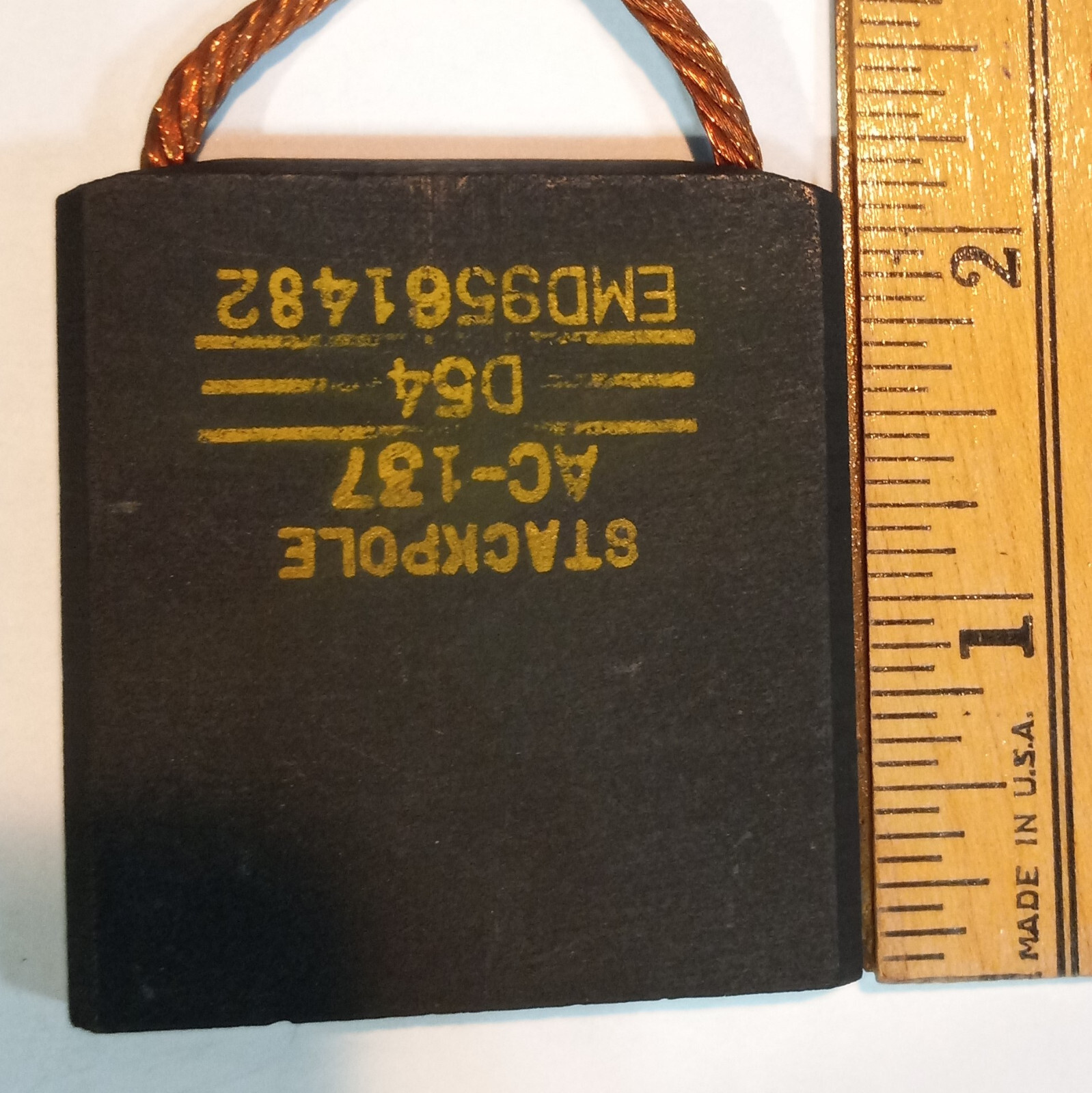 2 Carbon Brushes, Stackpole AC137 (EMD Locomotive Traction Motors) 9561482 | eBay