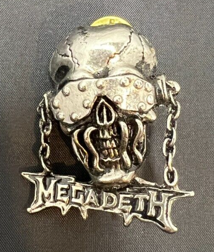 MEGADETH VINTAGE 1989 PIN BADGE | eBay