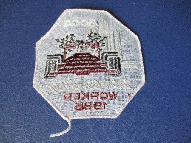 Vintage Collectible Detroit Grand Prix WORKER PATCH SCCA 1986 New | eBay