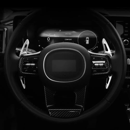 2x Silver Interior Steering Wheel Shift Paddle Extension For Kia ...
