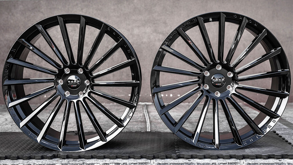 24" Giovanna Urfa FF Gloss Black Wheels fit Mercedes G55 GWagon G550 ...