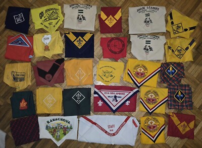Lot of 29: Boy Scouts Of America Neckerchiefs. Vintage & Modern. BSA ...