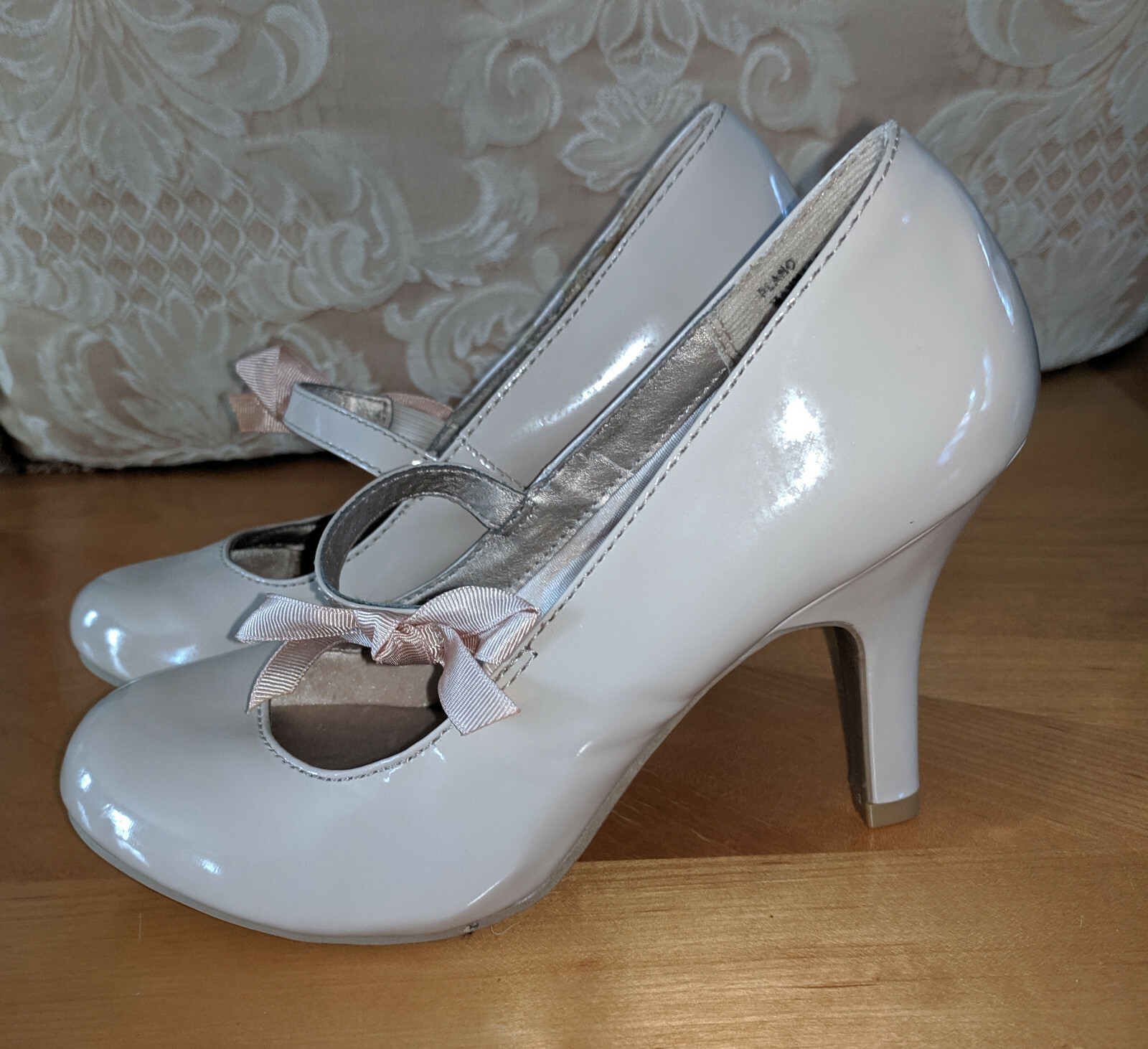 POP Plano Nude Patent Heel Pageant Interview size Adu… - Gem