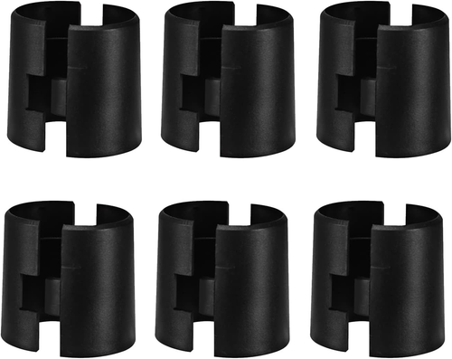 12 Pack Wire Shelf Clips, Black Shelf Lock Clips for 1-1/2 Inch Post ...