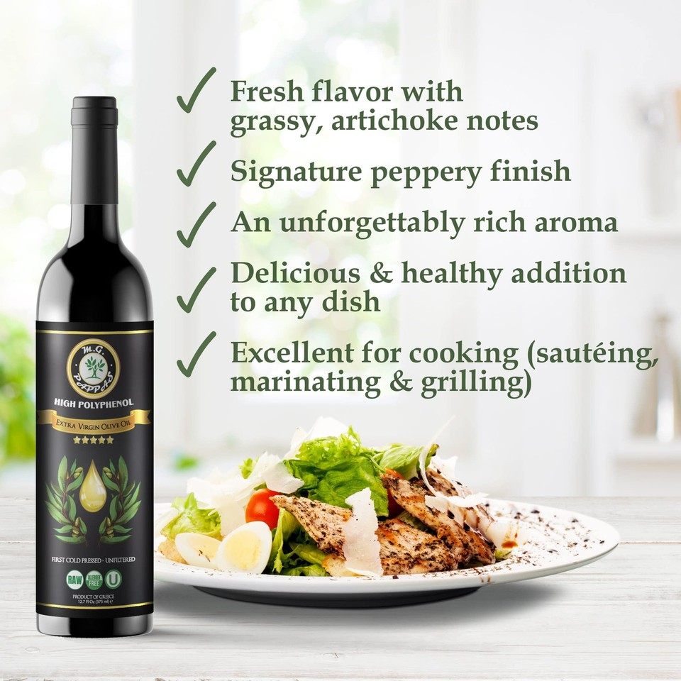 High Polyphenol Rich Olive Oil - New Harvest - Extra Virgin Olive Oil ...