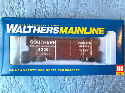 HO Scale Walthers 40' Moderized Boxcar Southern #23001 | eBay