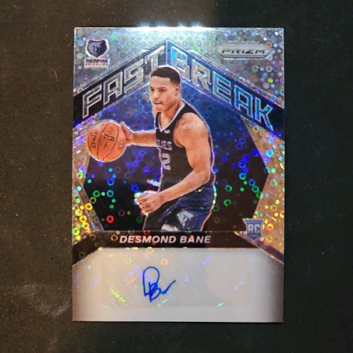 2020-21 Panini Prizm Desmond Bane Grizzlies RC Rookie Fast Break Auto # ...