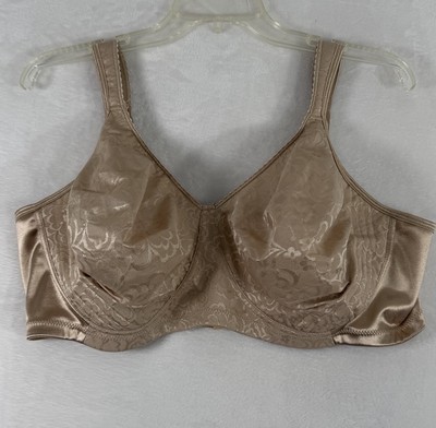 Playtex 18 Hour Bra 46D Ultimate Lift Support Beige 4745 Wireless | eBay