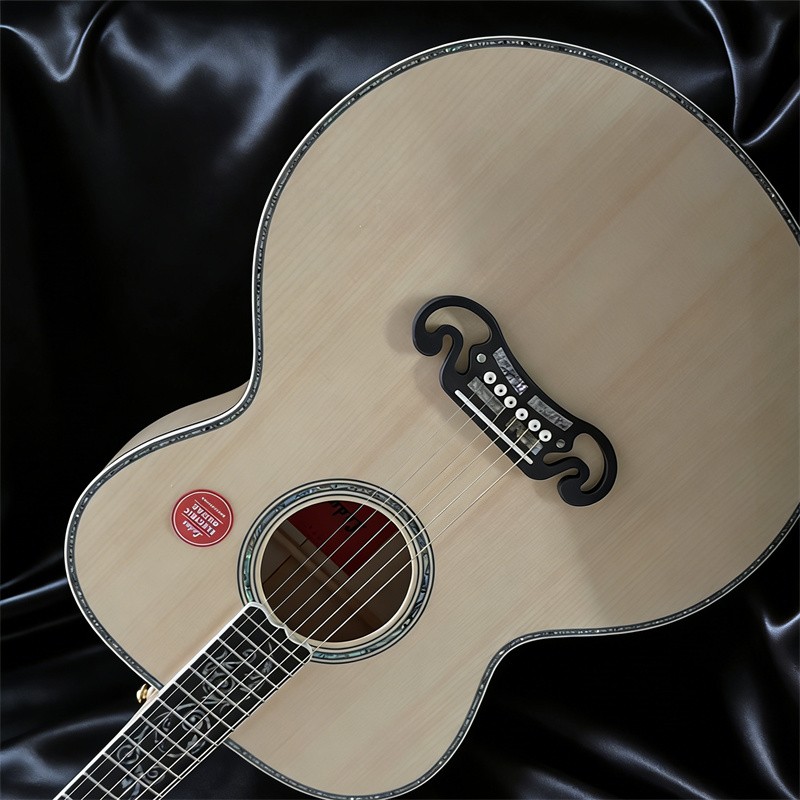 Factory Acoustic Guitar J-200 Abalone Shell Fingerboard Inlay Solid ...