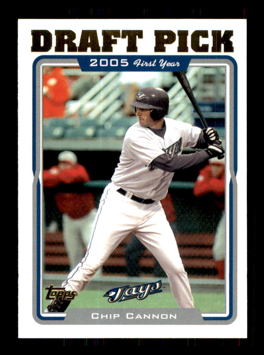 2005 Baseball Topps Chip Cannon Toronto Blue Jays #684 DP RC | eBay