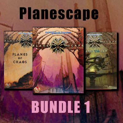 Planescape Bundle 1 Campaign Planes of Law / Chaos Advanced Dungeons ...