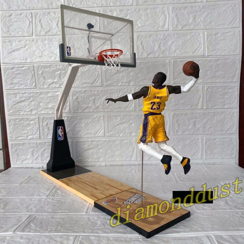 NBA #23 LeBron James Lakers Basketball Backboard Action Figure Kid Toy ...