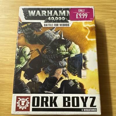 Games Workshop Warhammer 40,000 Battle For Vedros Ork Boyz 4 Miniatures ...