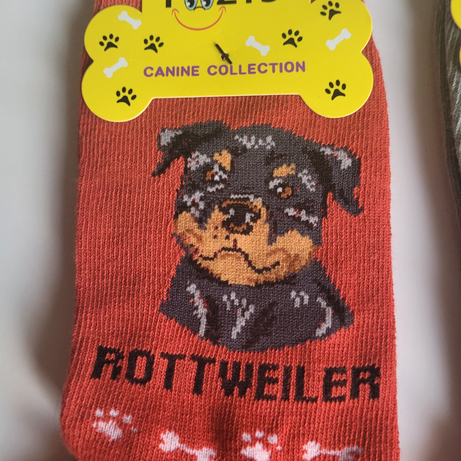 Rottweiler Dog Socks Novelty Dress Casual SOX Puppy Pet Foozys 2 Pair 9 ...