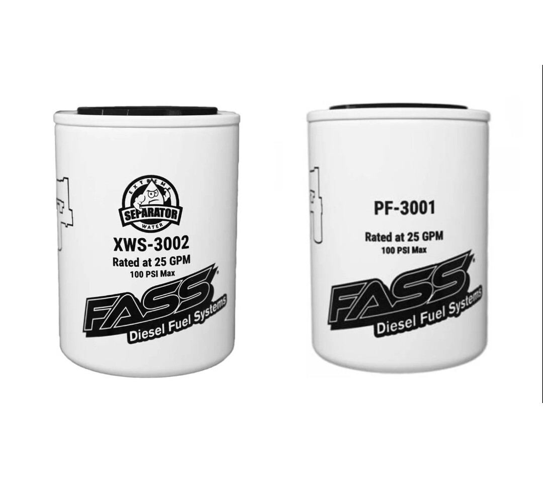 FASS Titanium Replacement Fuel Filter & Water Separator XWS-3002 / PF ...