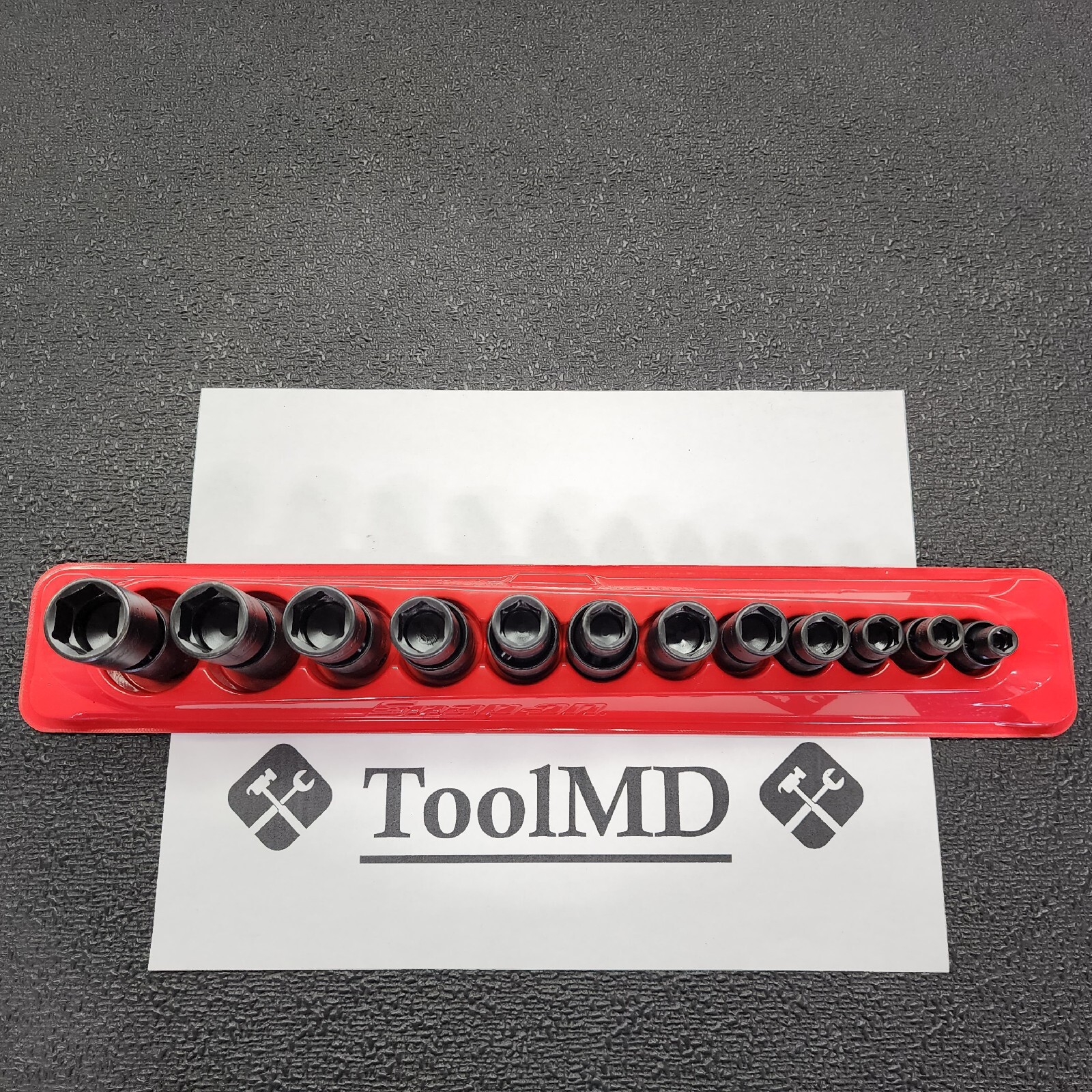 Snap-on Tools NEW 12pc 1/4" & 3/8" Drv SAE Impact 6pt Swivel Socket Set ...